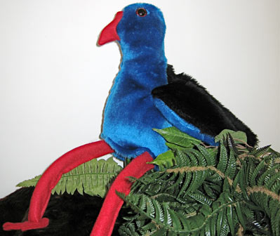 Pukeko Hand Puppet – The Kiwi Puppet Company